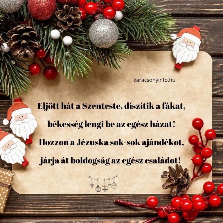 4 soros karácsonyi versek - Karacsonyinfo.hu